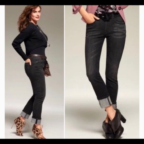 CAbi | Jeans | Smolder Wash Black High Straight Leg Jeans | Poshmark